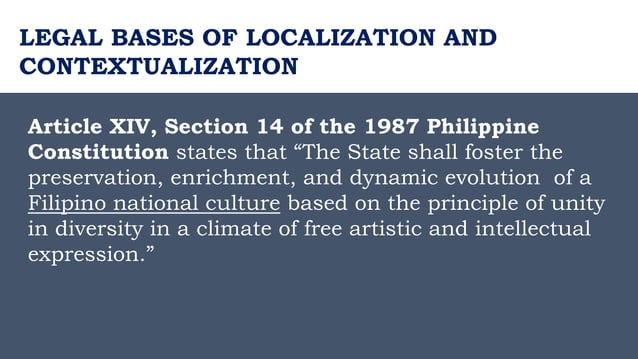 Contextualization And Localization Of Learning Resourcespptx Education