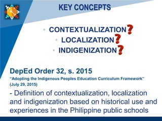 Contextualization in the Philippines | PDF
