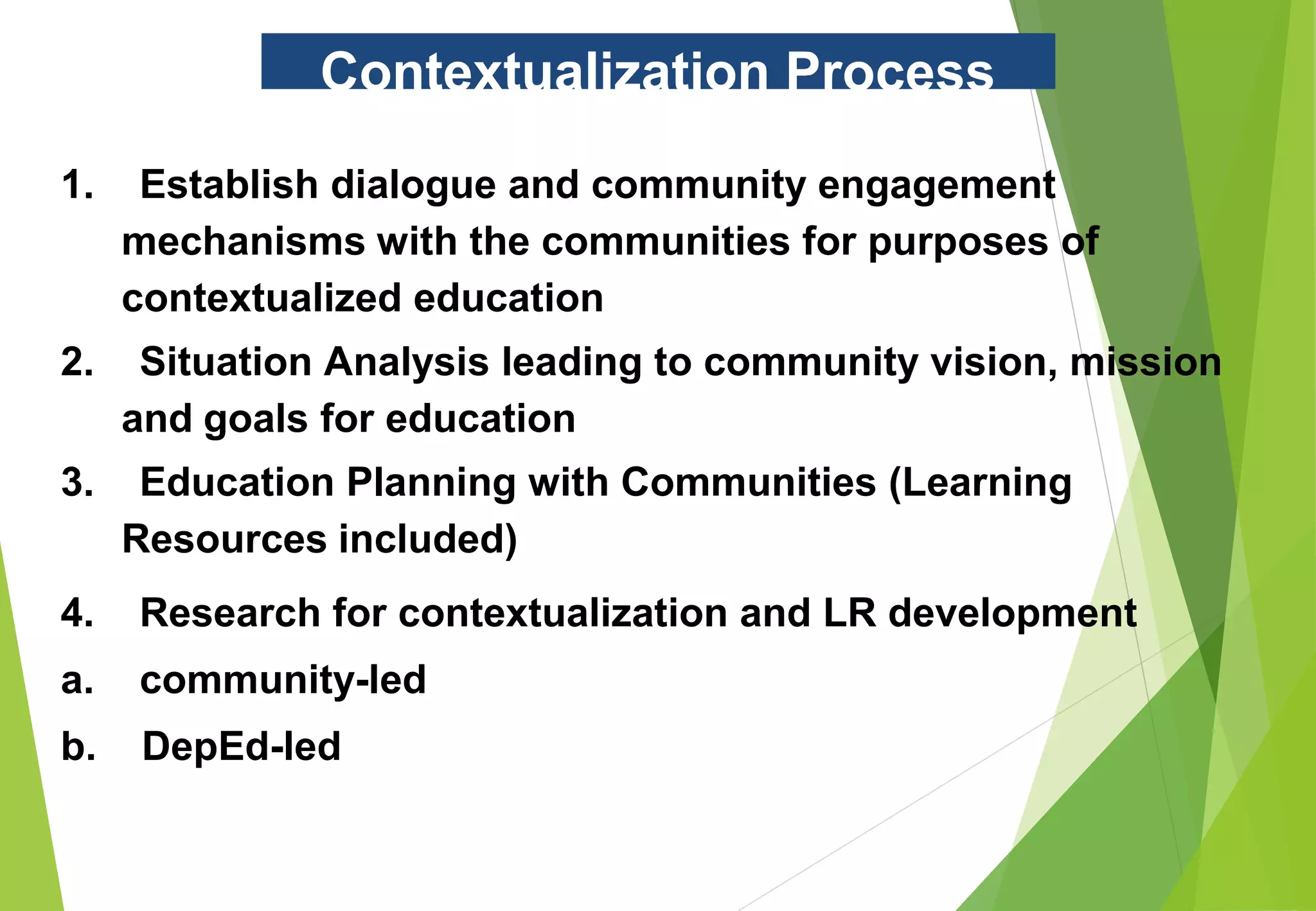 Contextualization presentation | PPT