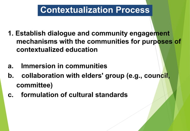 Contextualization presentation | PPT