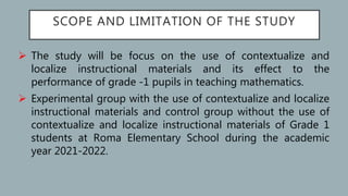 CONTEXTUALIZE AND LOCALIZE INSTRUCTIONAL MATERIALS.pptx