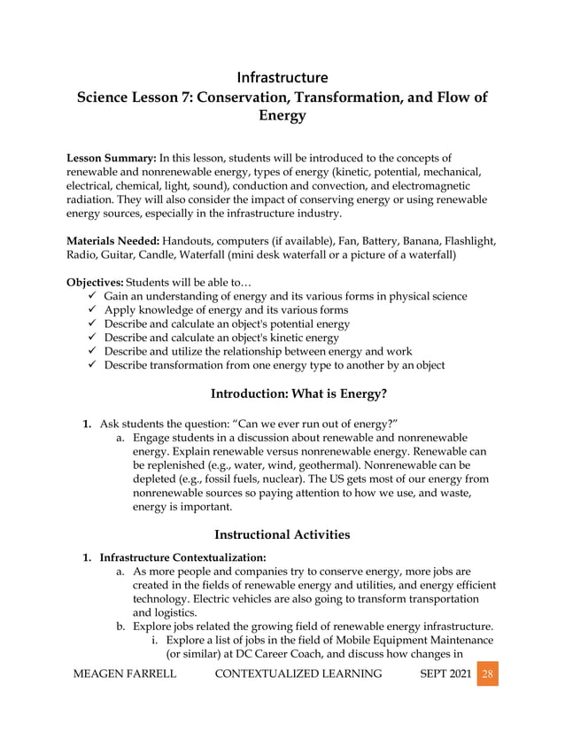 Contextualized Lesson Plans: Accessible Online Tools for Contextualized ...