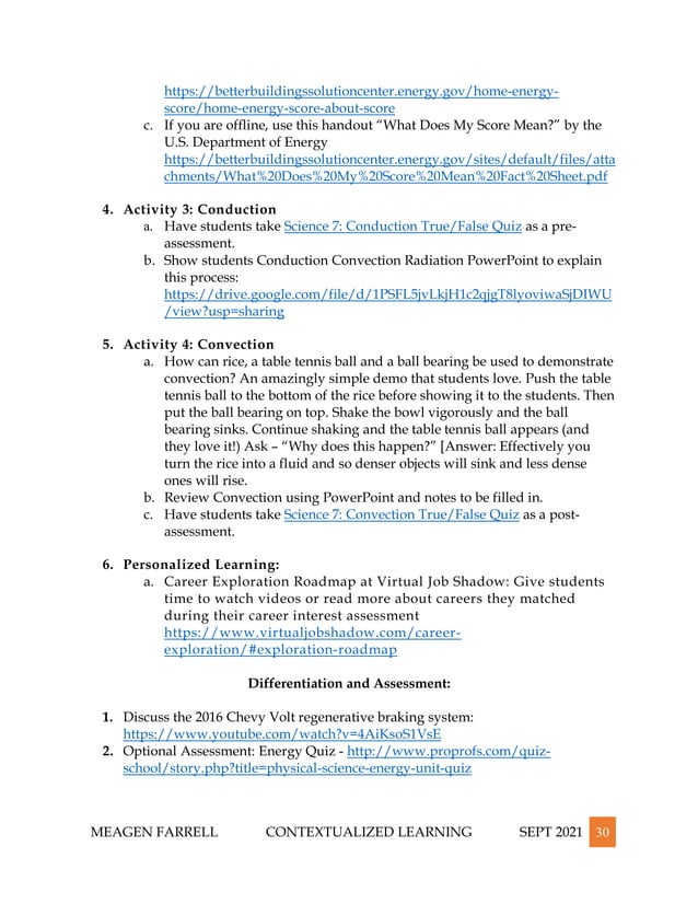 Contextualized Lesson Plans: Accessible Online Tools for Contextualized ...