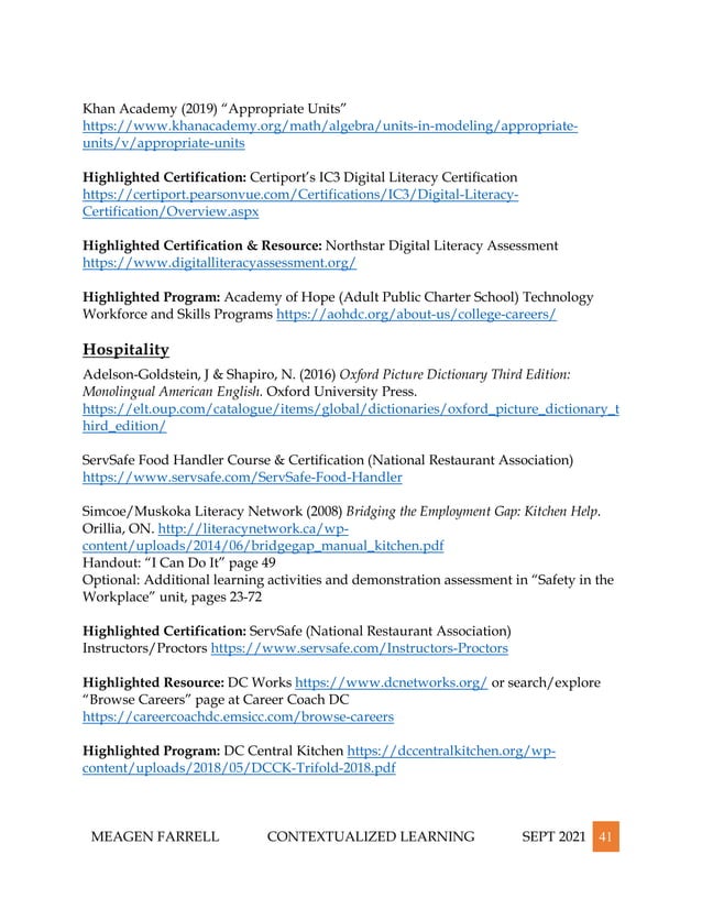 Contextualized Lesson Plans: Accessible Online Tools for Contextualized ...