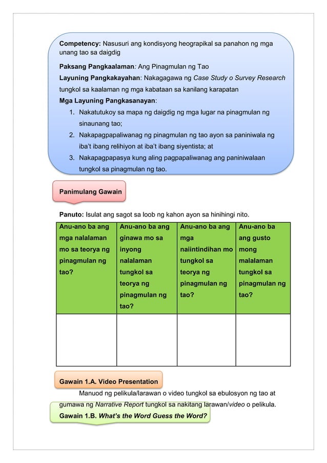 Contextualized learning module in kasaysayan ng daigdig | PDF