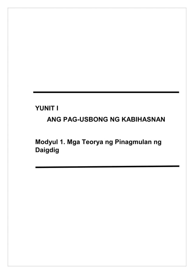 Contextualized learning module in kasaysayan ng daigdig | PDF