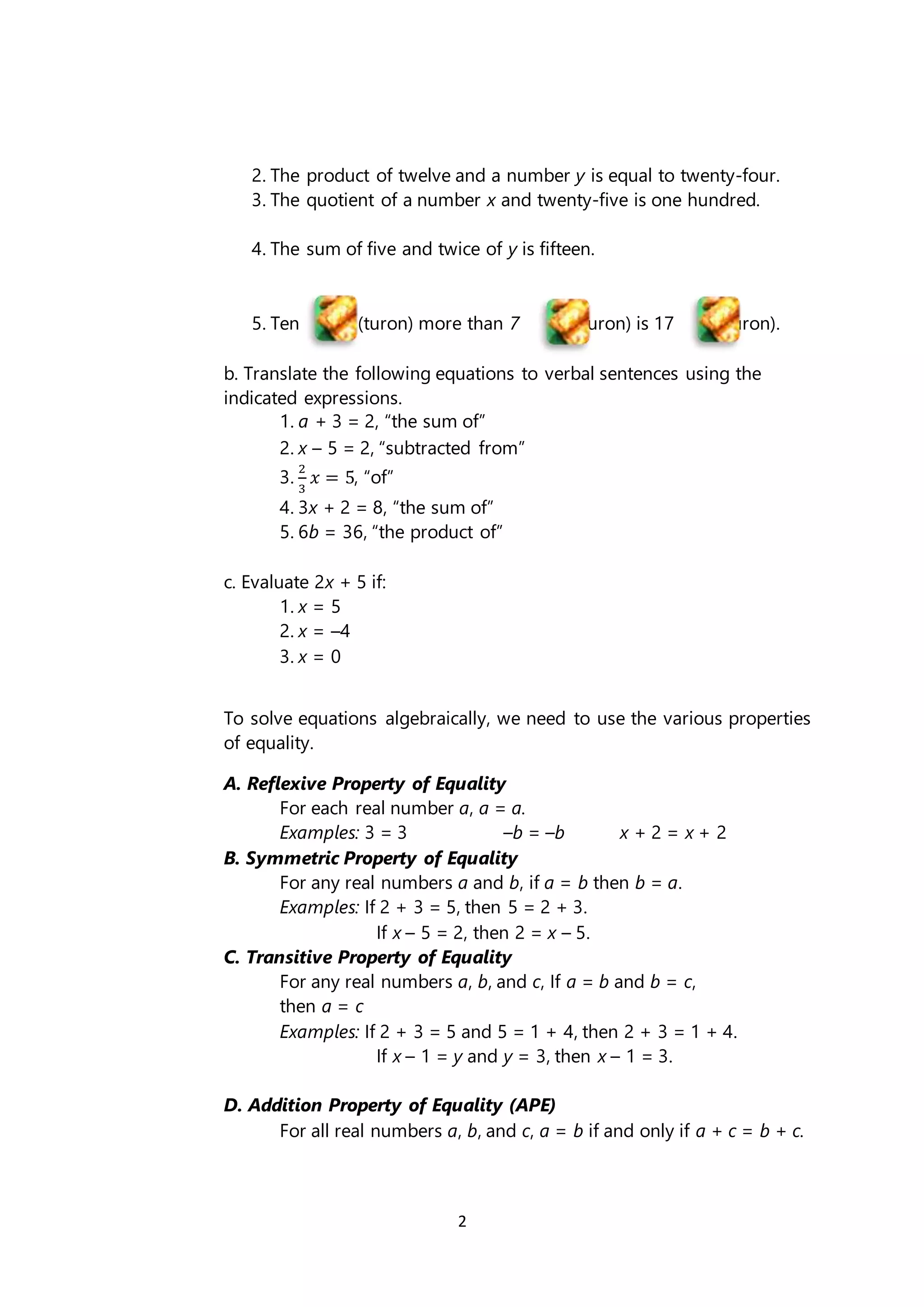 Contextualized Lesson Plan in Math 7 Linear Equation in One Variable | DOCX