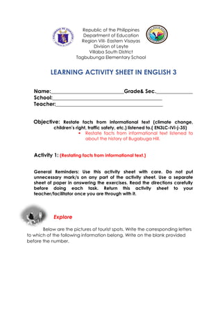 Contextualized Lesson Plan and Learning Activity Sheet .docx