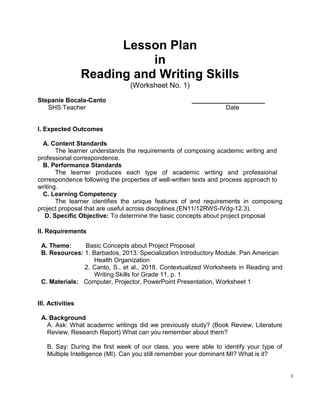 Contextualized LPs in Reading and Writing Skills, Canto.pdf