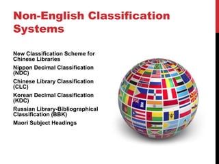 Contextualizing a Classification System | PPTX