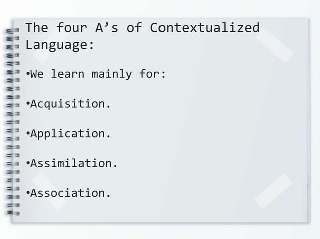Contextualizing Language | PPT