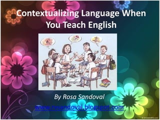 Contextualizing language | PPTX