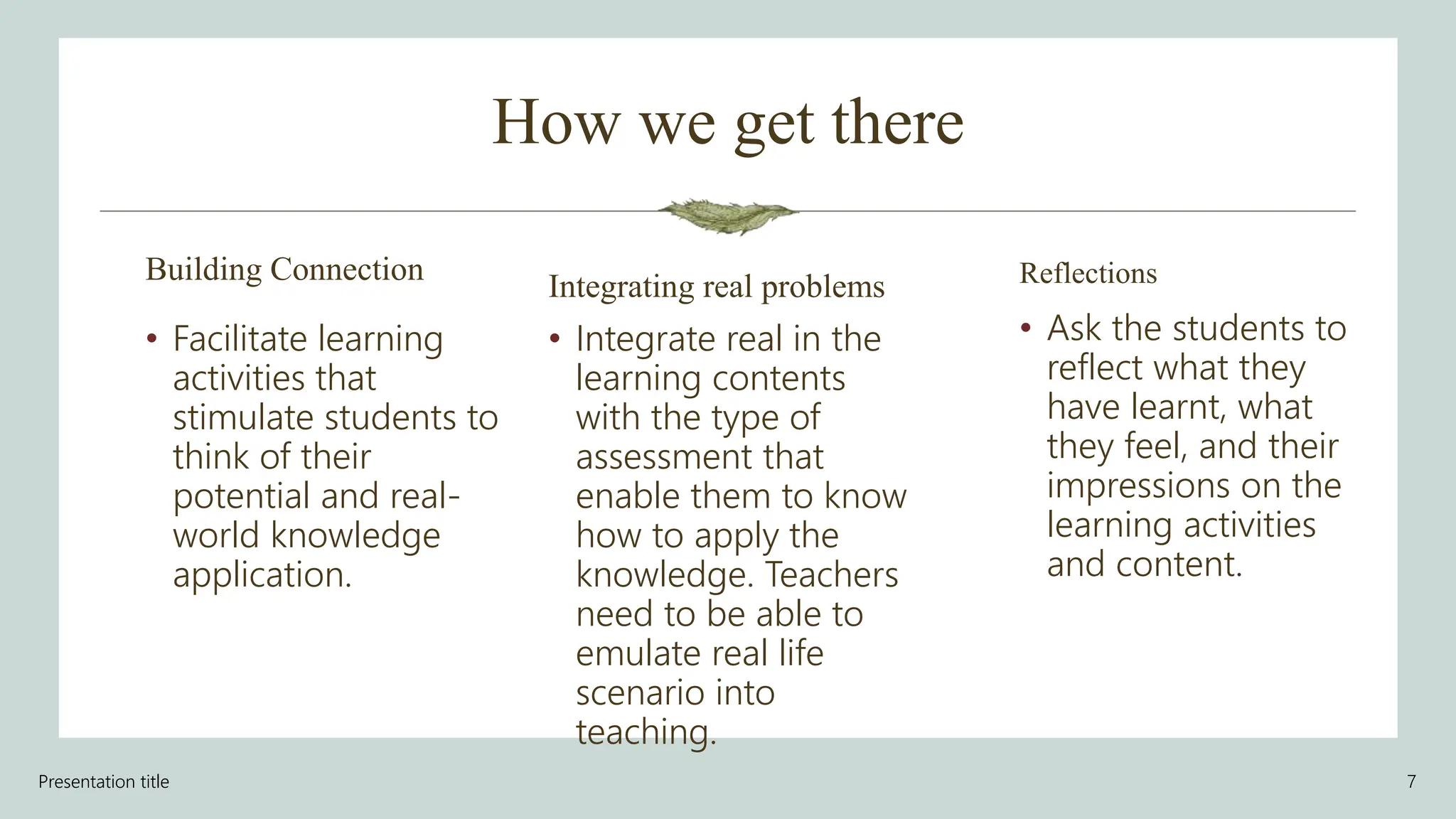 Contextual Learning for Education.pptx | Primary Education | Education