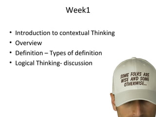 Contextual practice2033 | PPT