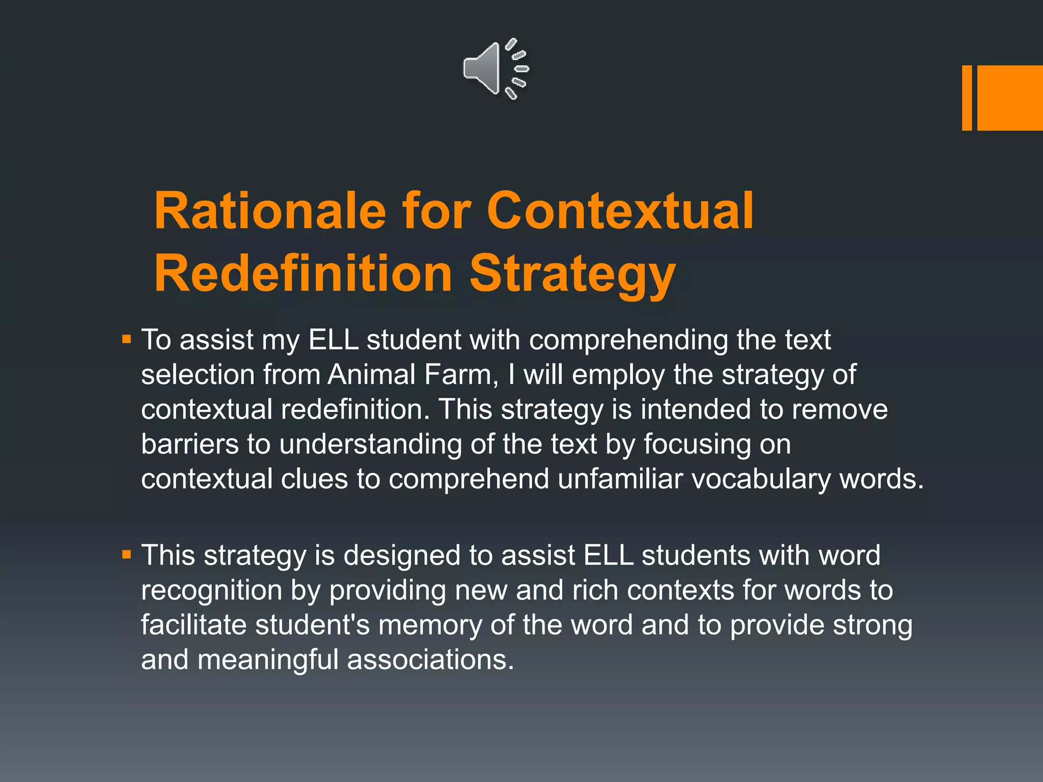 Contextual redefinition | PPTX
