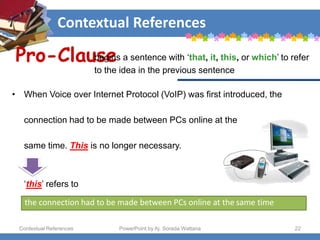 Contextual references | PPT