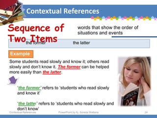 Contextual references | PPT