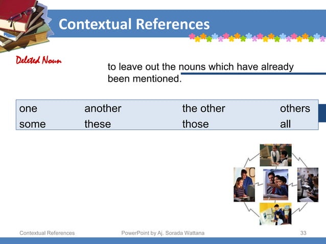 ContextualReferences in understanding reading comprehension | PPT