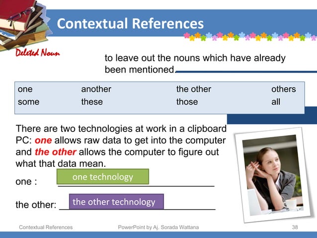ContextualReferences in understanding reading comprehension | PPT