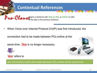 Contextual reference words | PPT