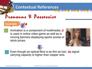 Contextual reference words | PPT