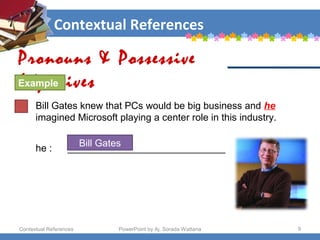 Contextual reference words | PPT