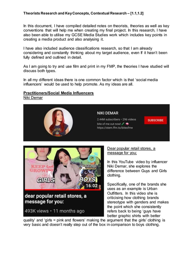 Contextual Research | PDF