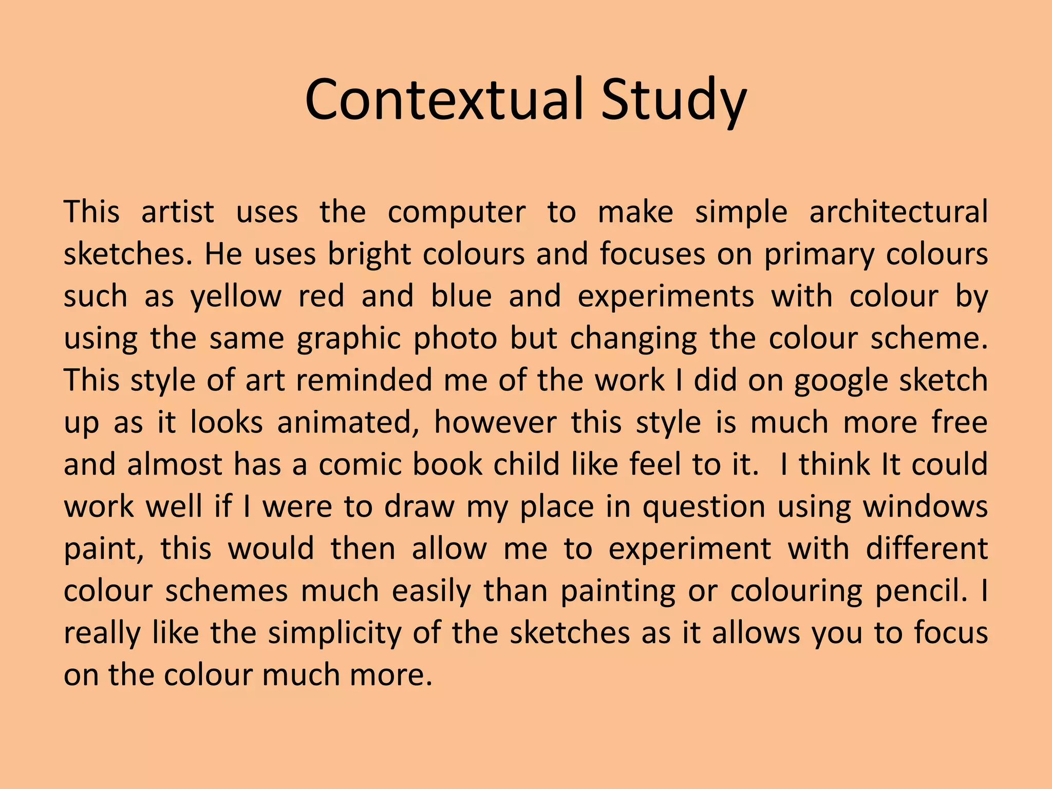 Contextual Study My Place In Question | PPTX