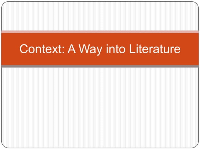 Determining Context | PPT