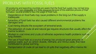 Continuation: Fossil Fuels | PPT