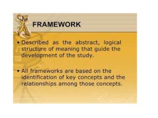 DEVELOPING APPROPRIATE CONCEPTUAL AND THEORETICAL FRAMEWORK | PPTX | Physics | Science