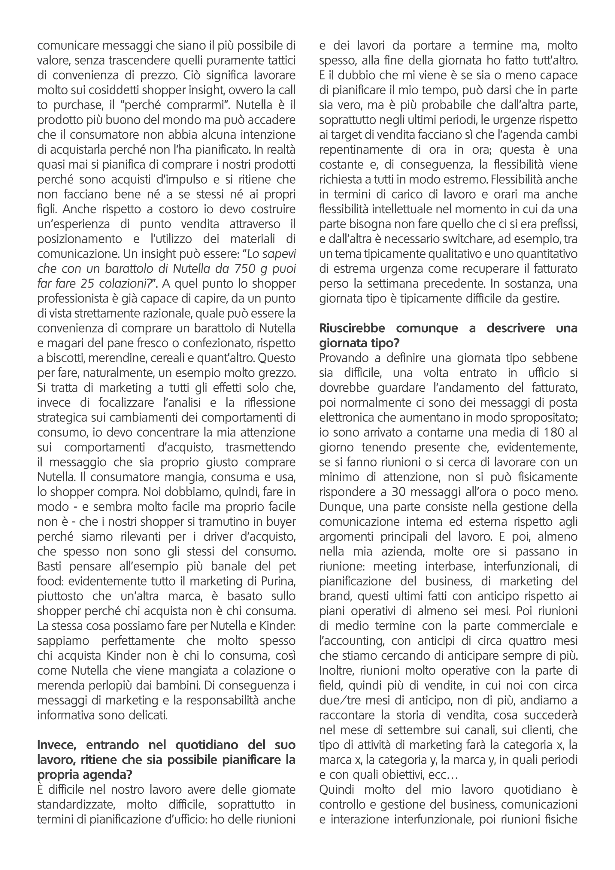 Intervista a Matteo Conti di Ferrero | PDF