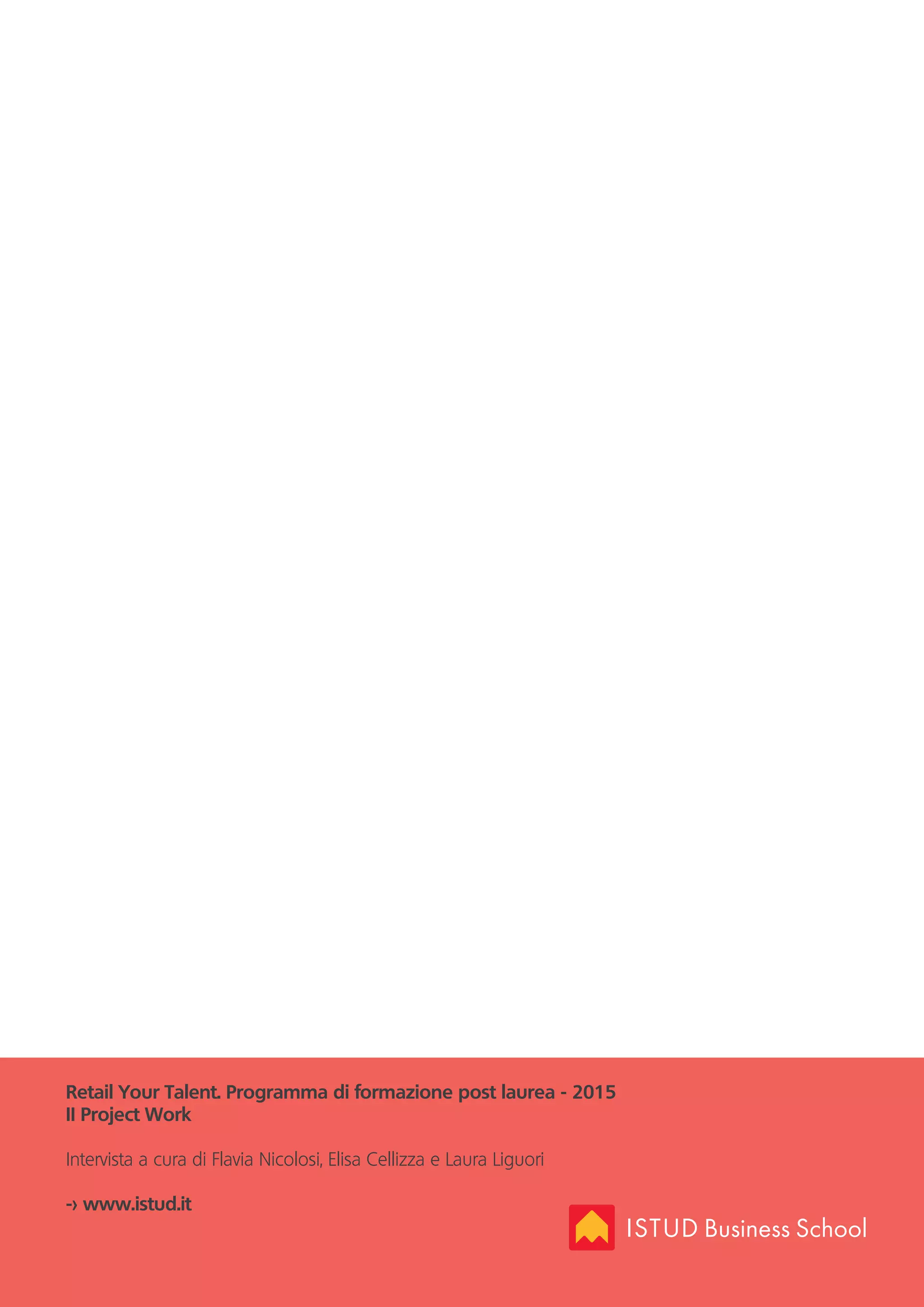 Intervista a Matteo Conti di Ferrero | PDF