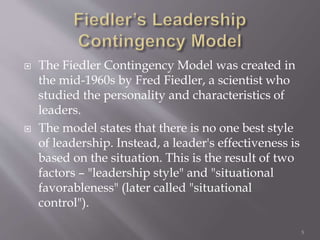 Contigency theory | PPTX