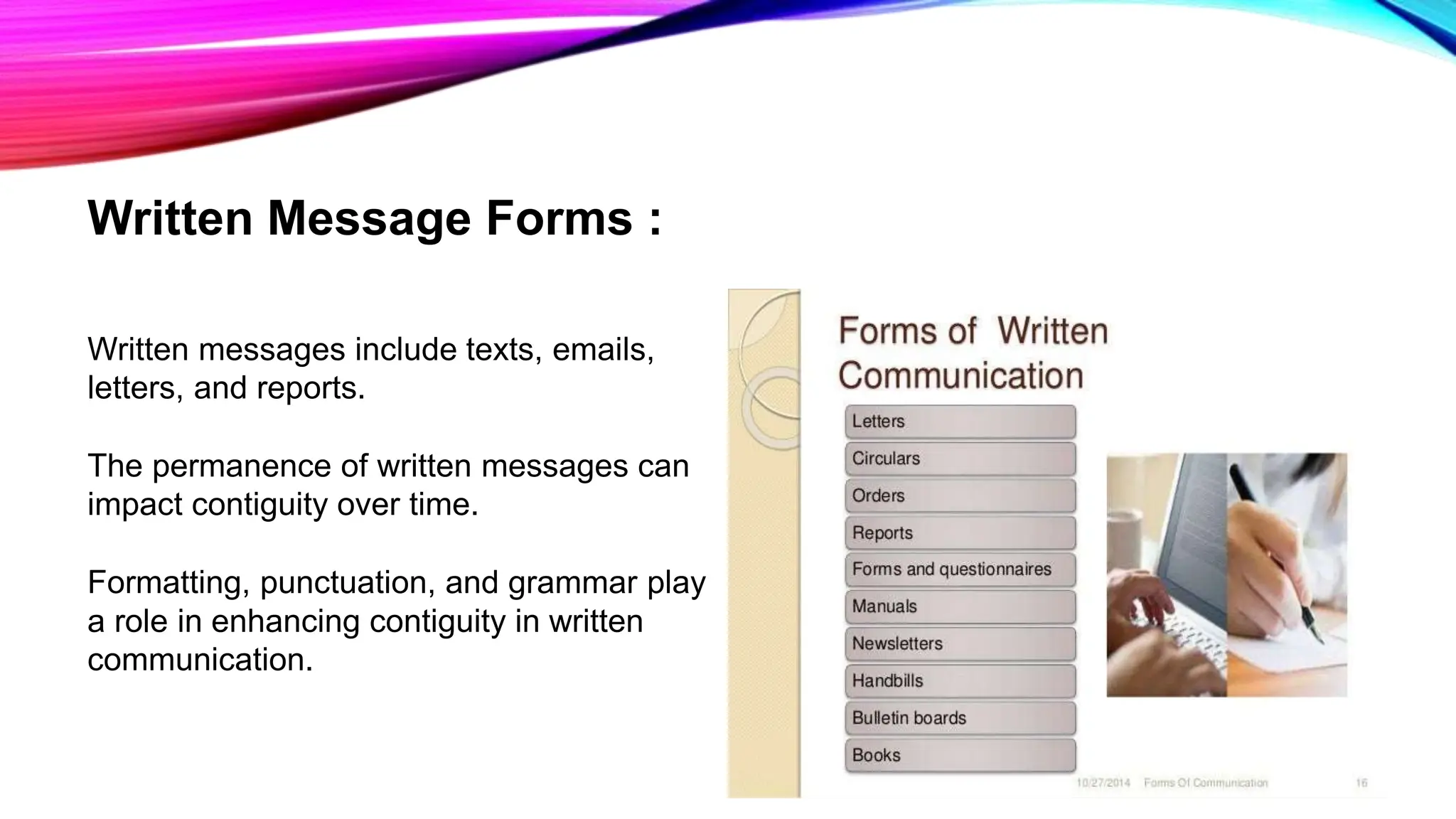 22071110061 Rupam Chandra Contiguity Of Various Message Forms.pptx