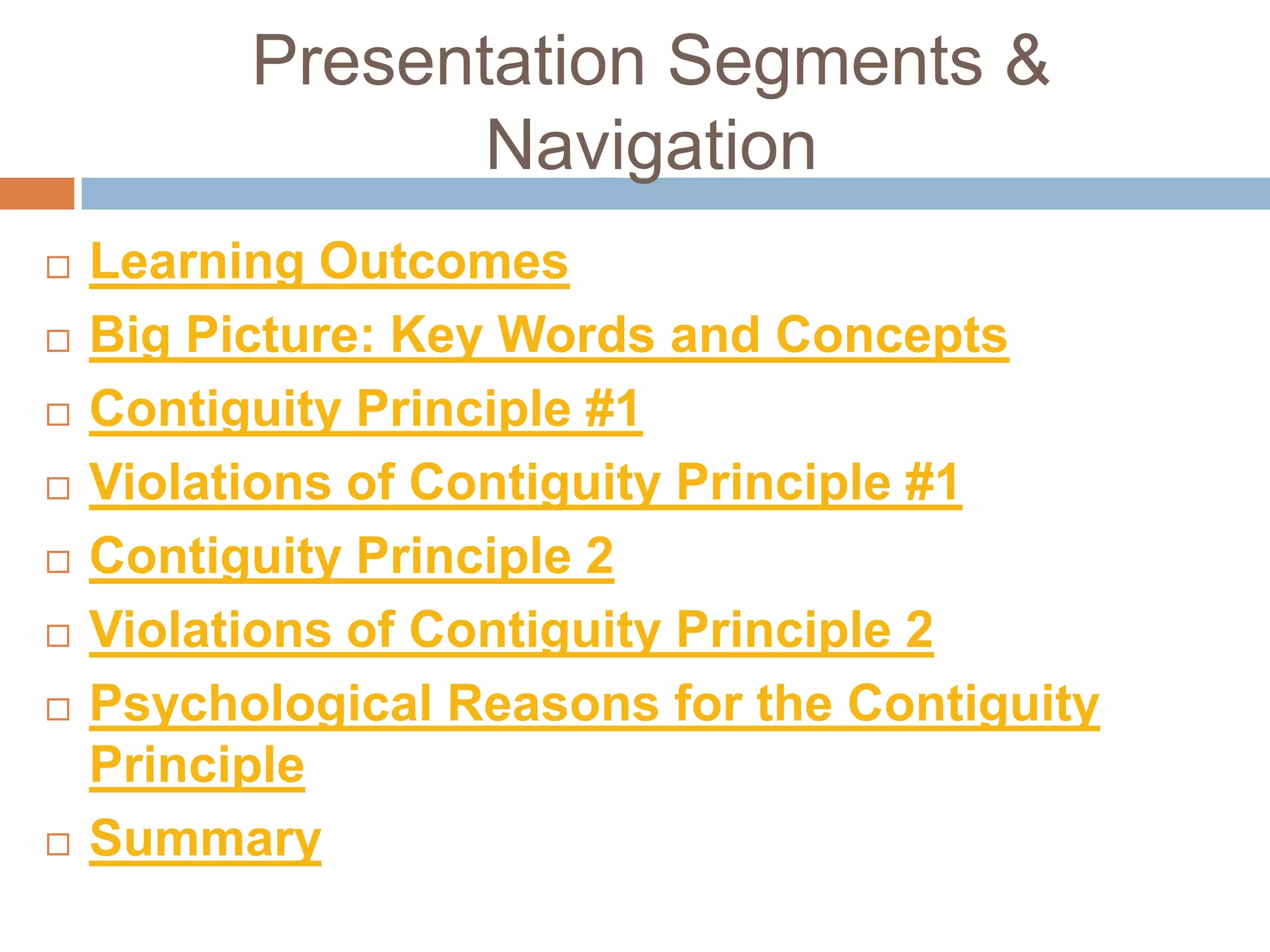 Contiguity Principle of Multimedia Design | PPT