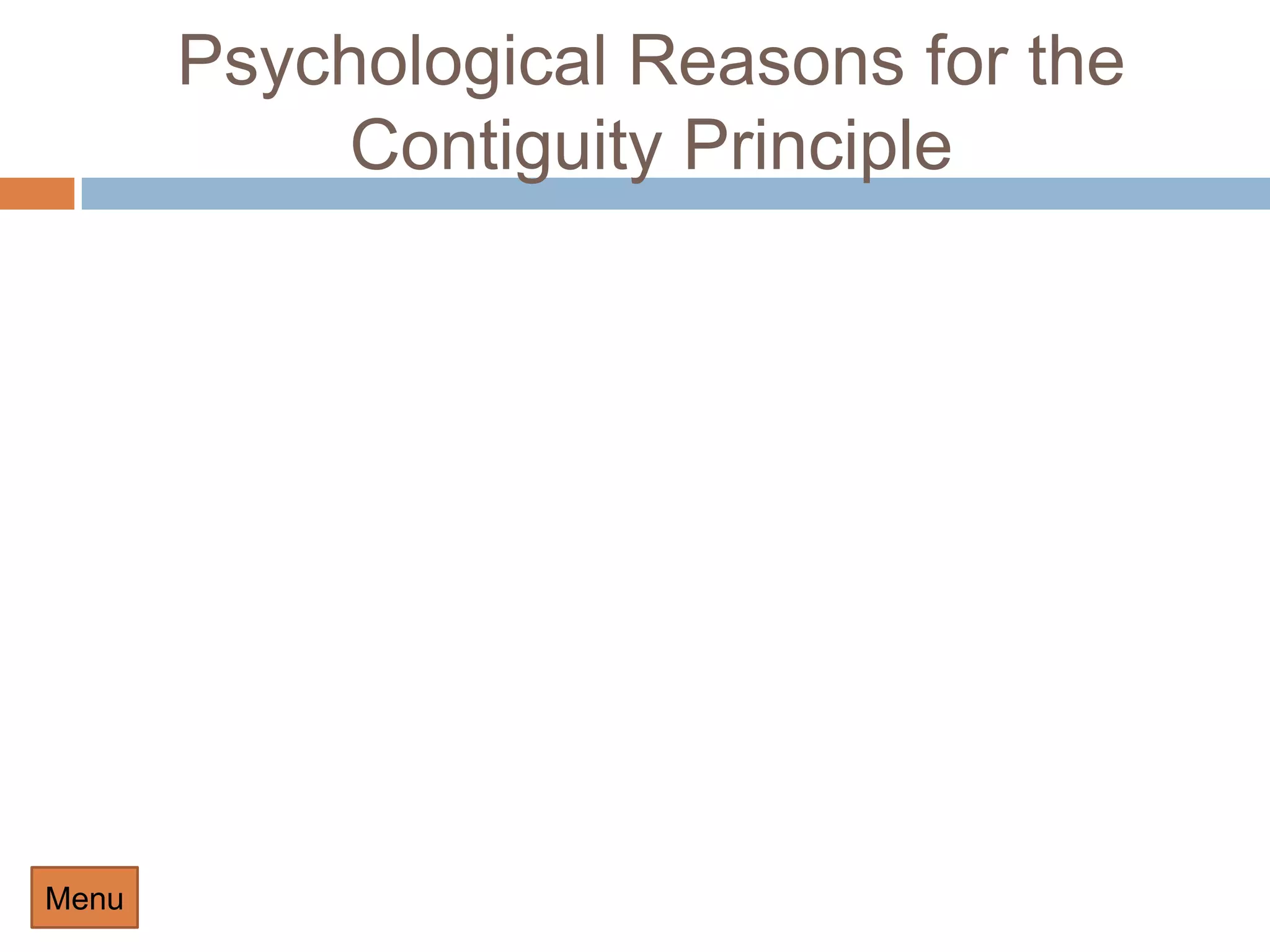 Contiguity Principle of Multimedia Design | PPT