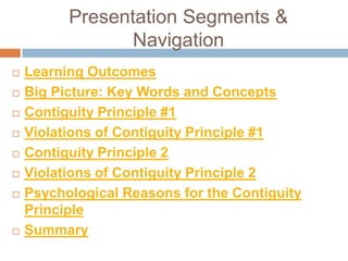 Contiguity Principle of Multimedia Design | PPT