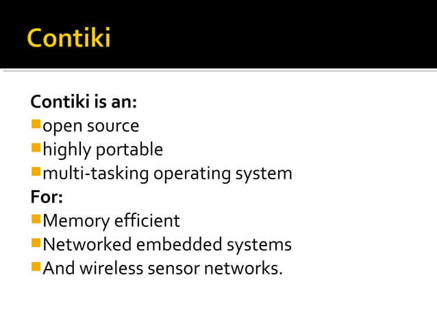 Contiki IoT simulation | PPT | Operating Systems | Computer Software ...
