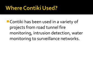 Contiki IoT simulation | PPT