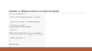 Contiki os timer tutorial | PPT