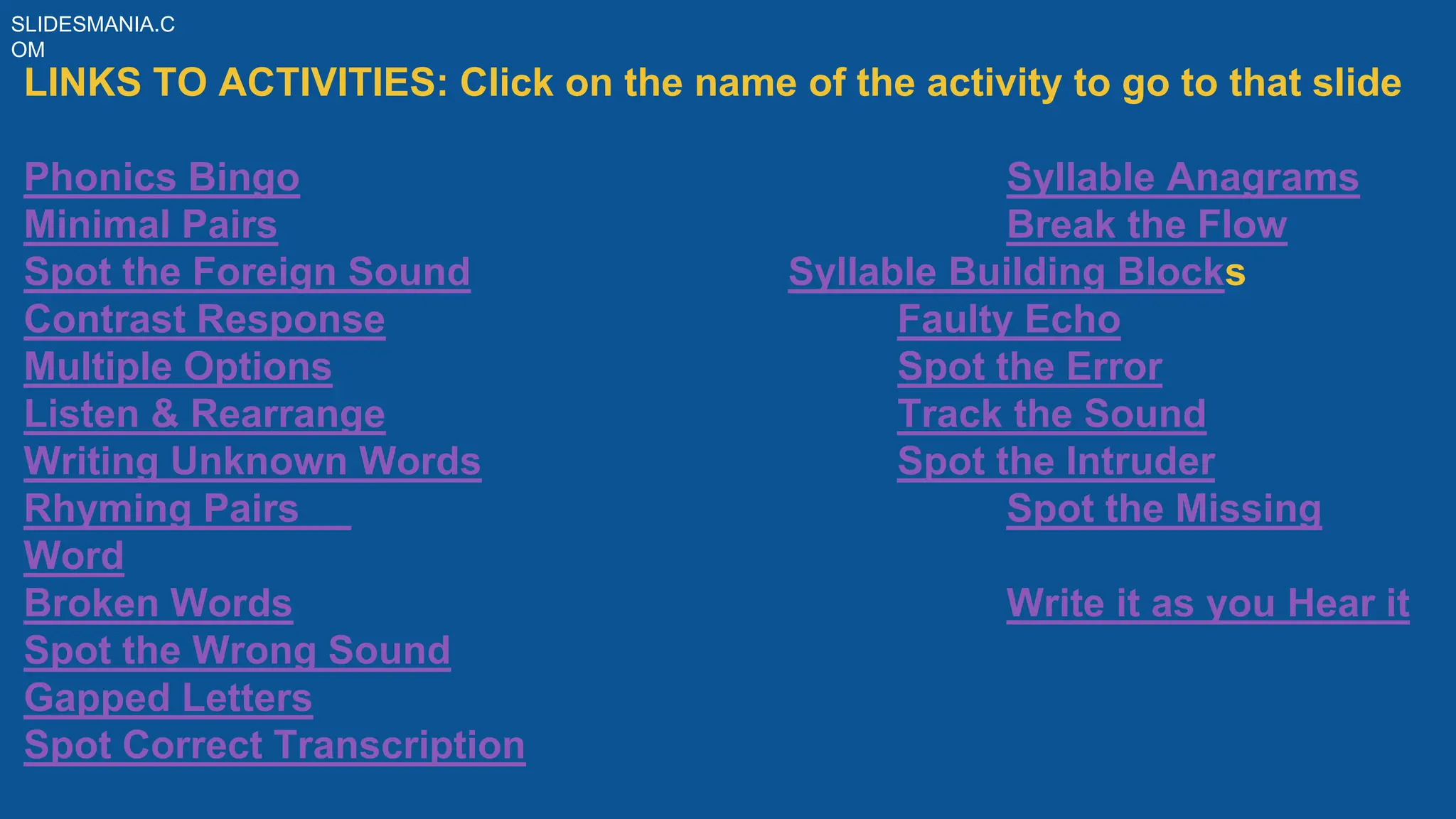 Conti Listening Receptive activities - Justine Holmes.pptx
