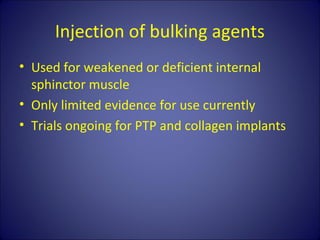 Continence and the Pelvic Floor - Julie Cornish | PPT