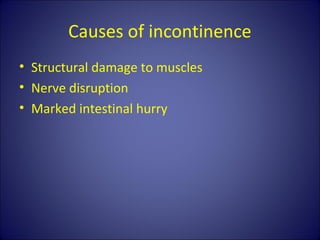 Continence and the Pelvic Floor - Julie Cornish | PPT