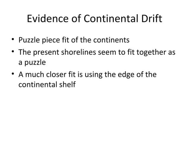 Continental Drift | PPT