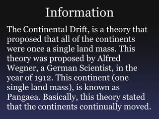 Continental Drift | PPT