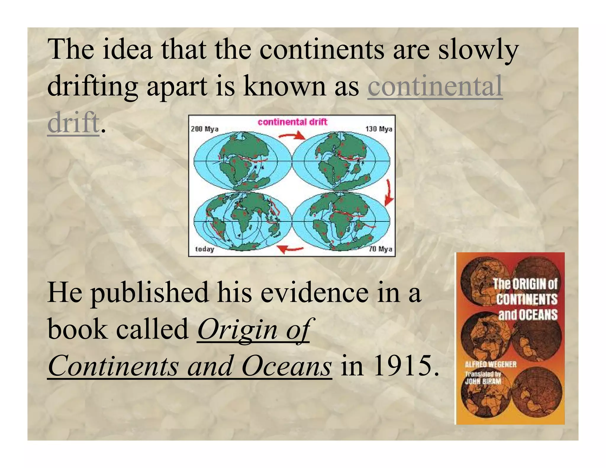 Continental Drift Notes - Jenny | PDF