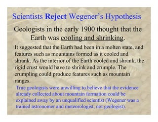 Continental Drift Notes - Jenny | PDF
