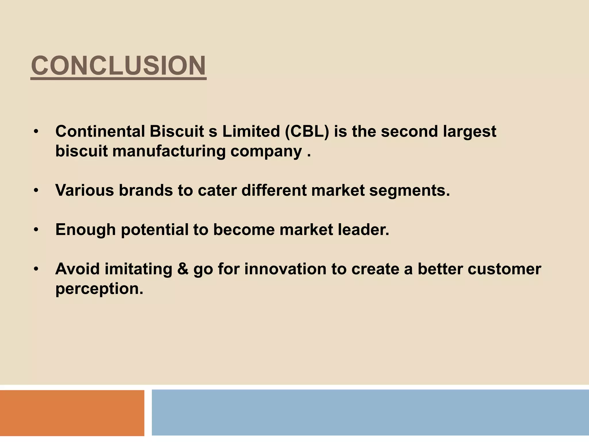 Continental biscuits limited(cbl) pakistan | PPTX