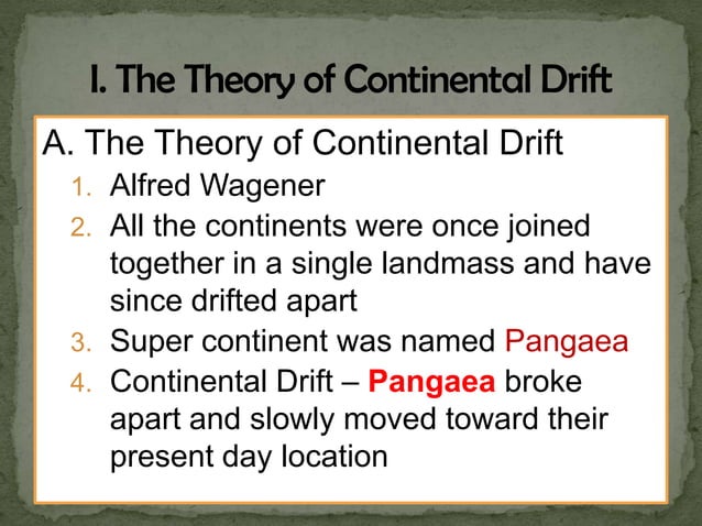 Continental drift | PPT